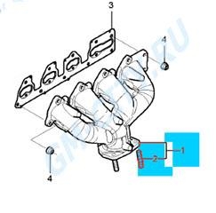 КОЛЛЕКТОР ВЫПУСКНОЙ 2,4 купить для Chevrolet Captiva C100 - 92062877