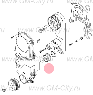 ШЕСТЕРНЯ КОЛЕНВАЛА купить для Chevrolet Spark M200 - 94580137