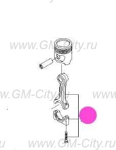 Шатун 1,4-1,6 купить для Chevrolet Lanos - 94580740