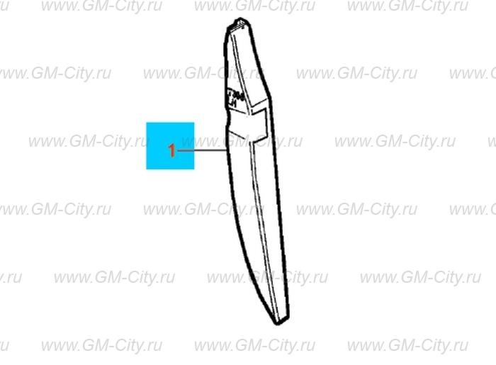 Изолятор переднего крыла задний купить для Chevrolet Cobalt - 94725744