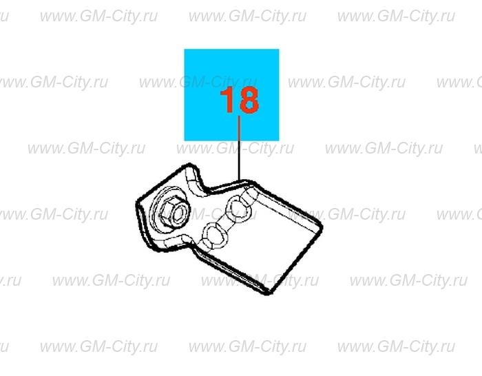 Кронштейн переднего крыла верхний задний купить для Chevrolet Cobalt ...