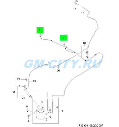 ФОРСУНКА ОМЫВАТЕЛЯ СТЕКЛА купить для Chevrolet Lacetti - 96550793