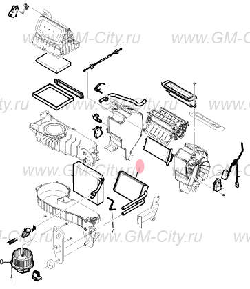 Кондиционер - отопление для Chevrolet Captiva C100 (Шевроле Каптива С100)