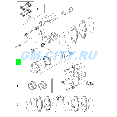 СУППОРТ ТОРМОЗНОЙ ПЕРЕДНИЙ ЛЕВЫЙ купить для Chevrolet Epica - 96639588