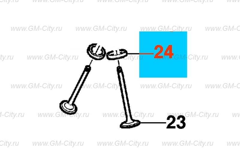 Сиденье внутреннего клапана купить для Chevrolet Cobalt - 96830690