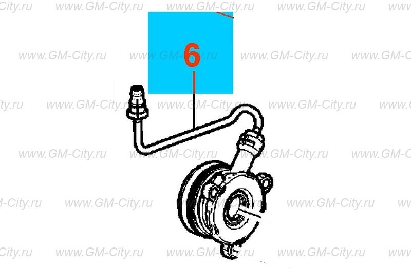 Цилиндр привода сцепления купить для Chevrolet Cobalt - 96890028