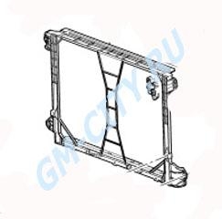 ОПОРА РАДИАТОРА купить для Chevrolet Aveo T300 - 95961446