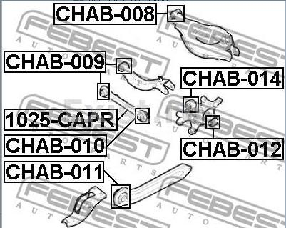 Сайлентблок переднего рычага задний купить для Chevrolet Captiva C140 ...