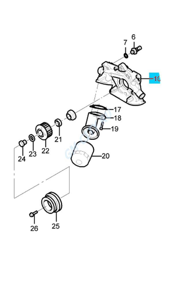 НАСОС МАСЛЯНЫЙ 2.4 купить для Chevrolet Captiva C100 - 92067383