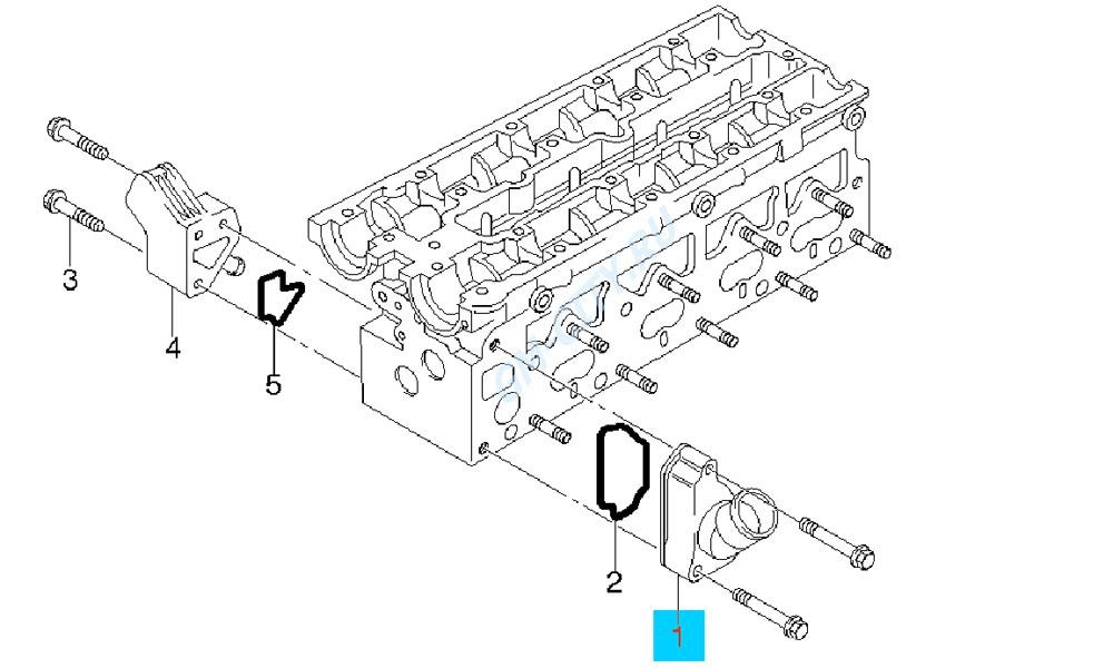 Термостат 2,4 купить для Chevrolet Captiva C100 - 92062728