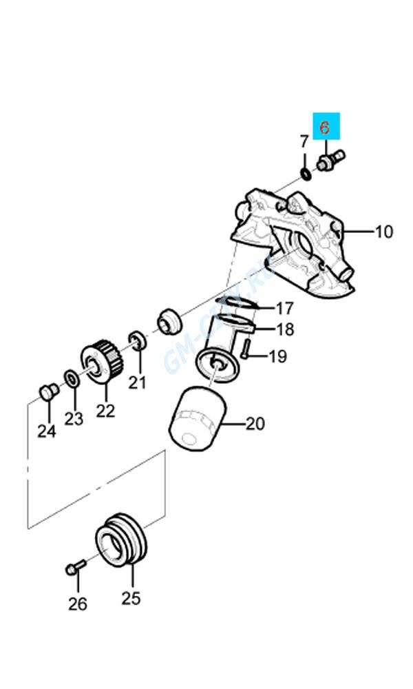 Датчик давления масла купить для Chevrolet Lacetti - 95961350
