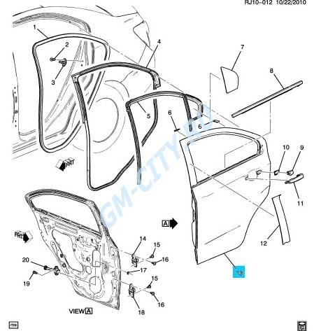 Кузовные запчасти для Chevrolet Aveo T300 (Шевроле Авео Т300)