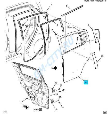 Кузовные запчасти для Chevrolet Aveo T300 (Шевроле Авео Т300)
