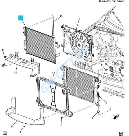 Кондиционер - отопление для Chevrolet Aveo T300 (Шевроле Авео Т300)