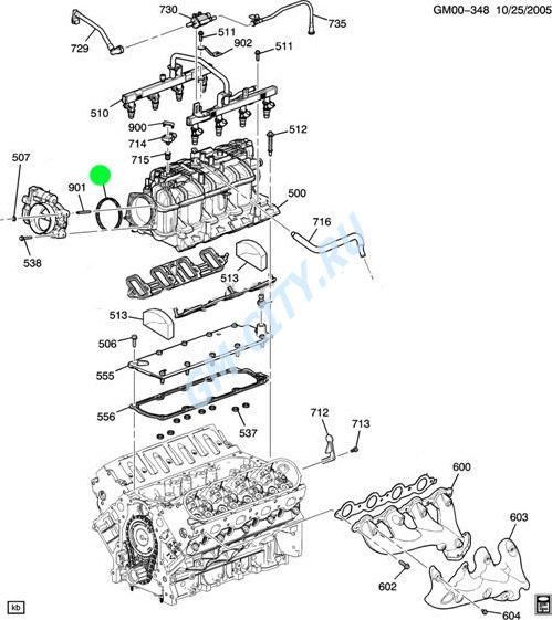 ПРОКЛАДКА ДРОССЕЛЬНОЙ ЗАСЛОНКИ купить для Chevrolet Tahoe - 12589235