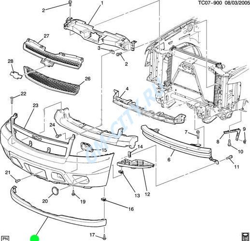 Кузовные запчасти для Chevrolet Tahoe (Шевроле Тахо)